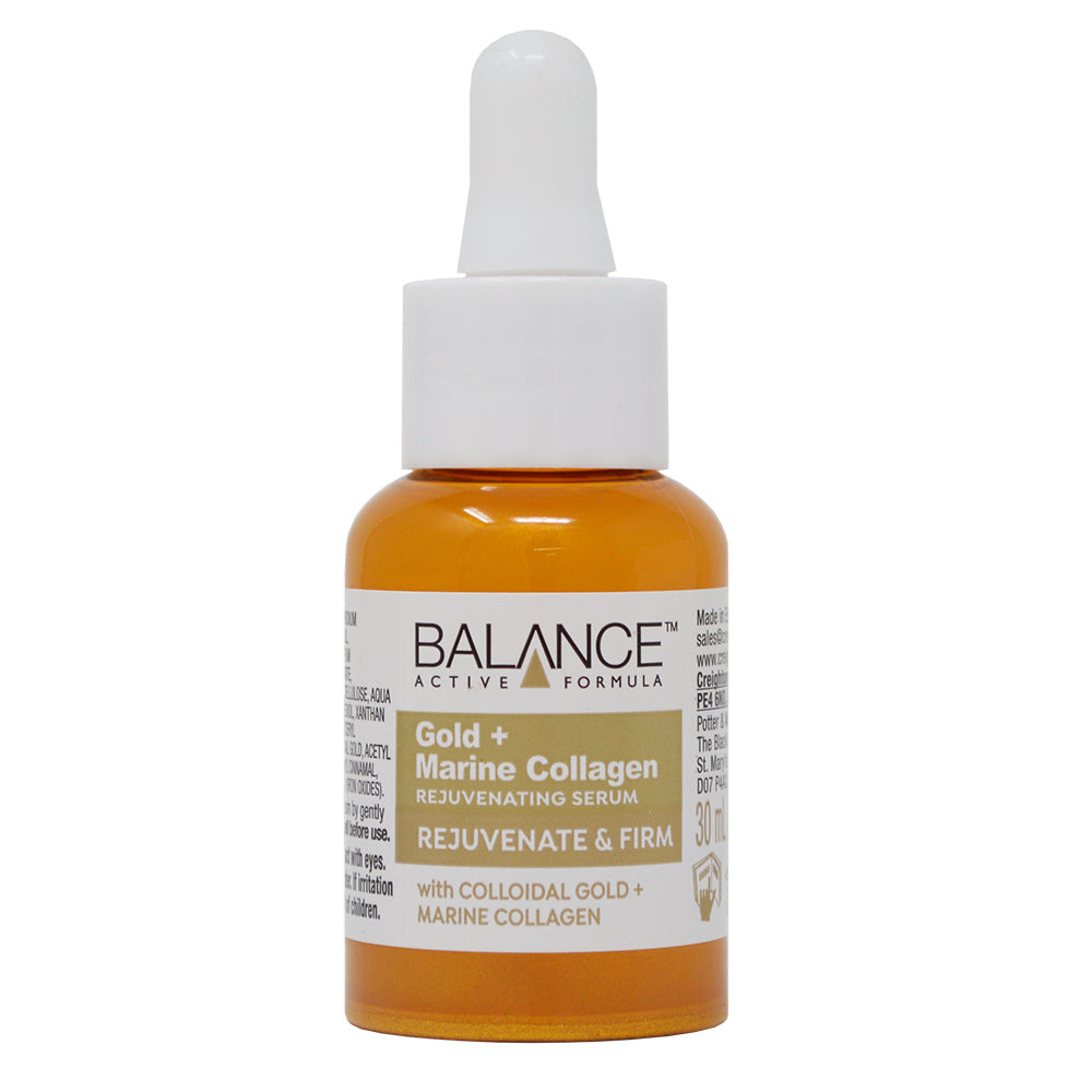 Gold + Marine Collagen Rejuvenating Serum 30ml – Balance Active Formula