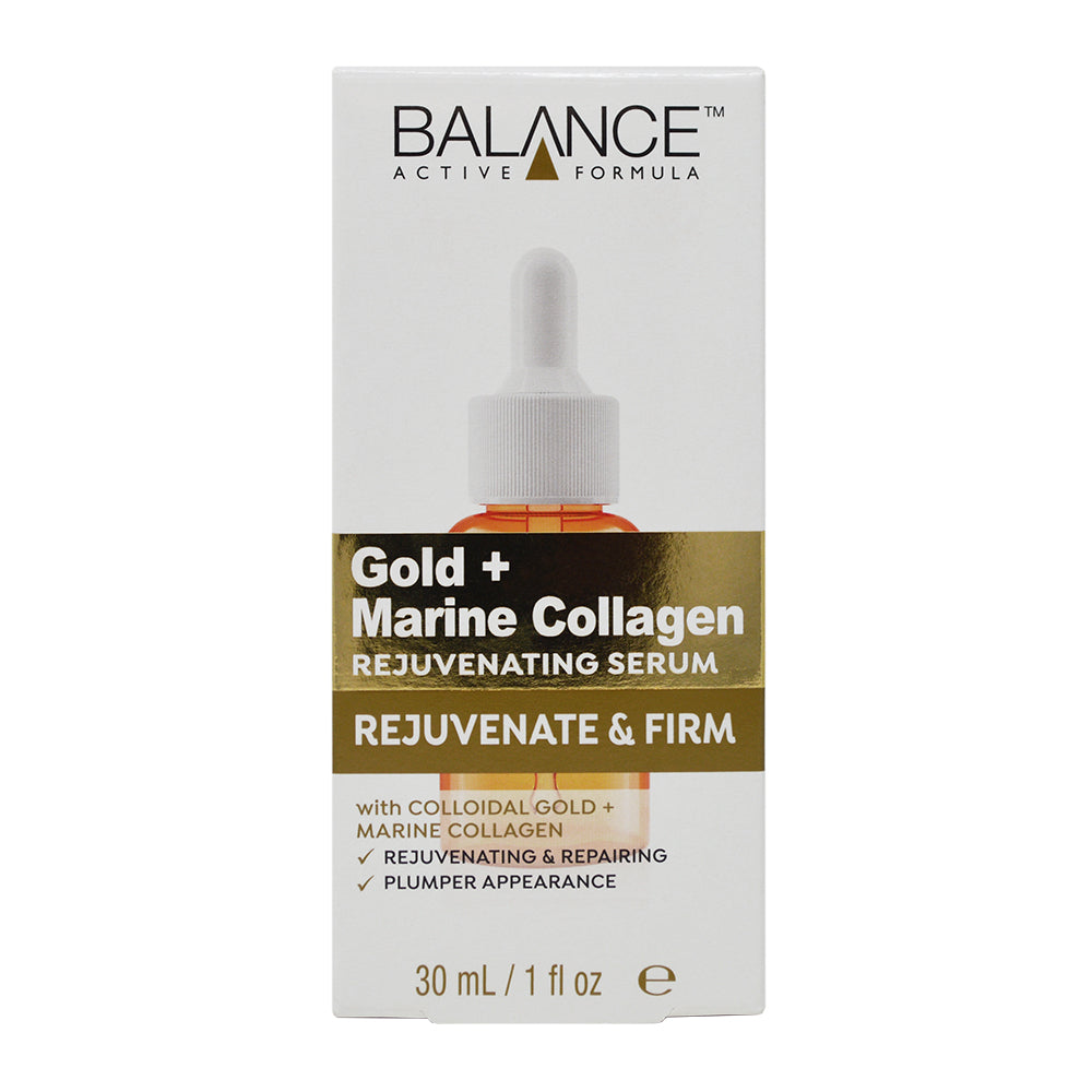 Gold + Marine Collagen Rejuvenating Serum 30ml – Balance Active Formula