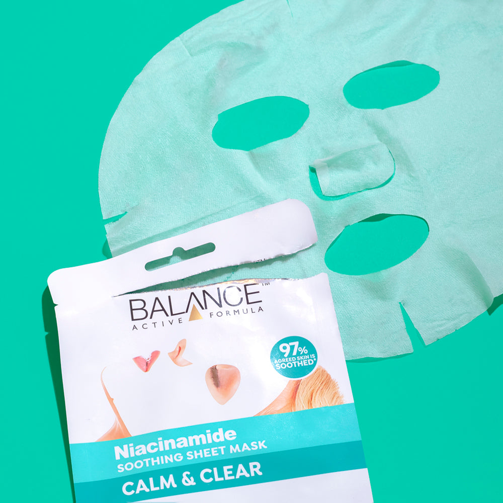 Niacinamide Sheet Mask – Balance Active Formula